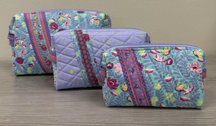 Flowerfield Ditty Bag Kit | Rae-bon Sew & Quilt Shop